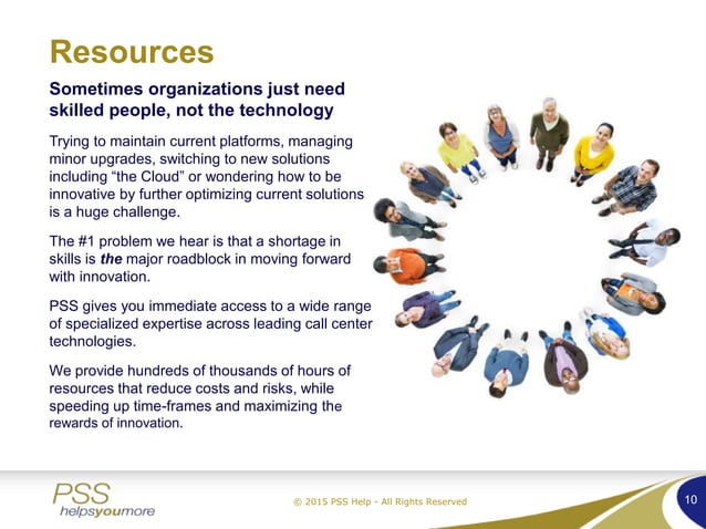 PSS Capabilities Overview 2015 | PPT