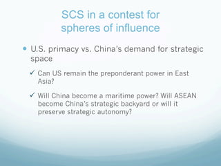 Geopolitical Quandaries in the South China Sea: Options for the Philippines, China and the US | PDF