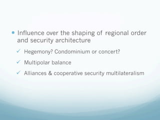 Geopolitical Quandaries in the South China Sea: Options for the Philippines, China and the US | PDF