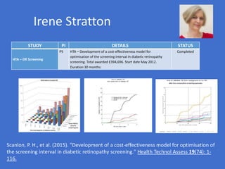 Peter Scanlon: diabetic eye screening, past present and future part 2 | PPT
