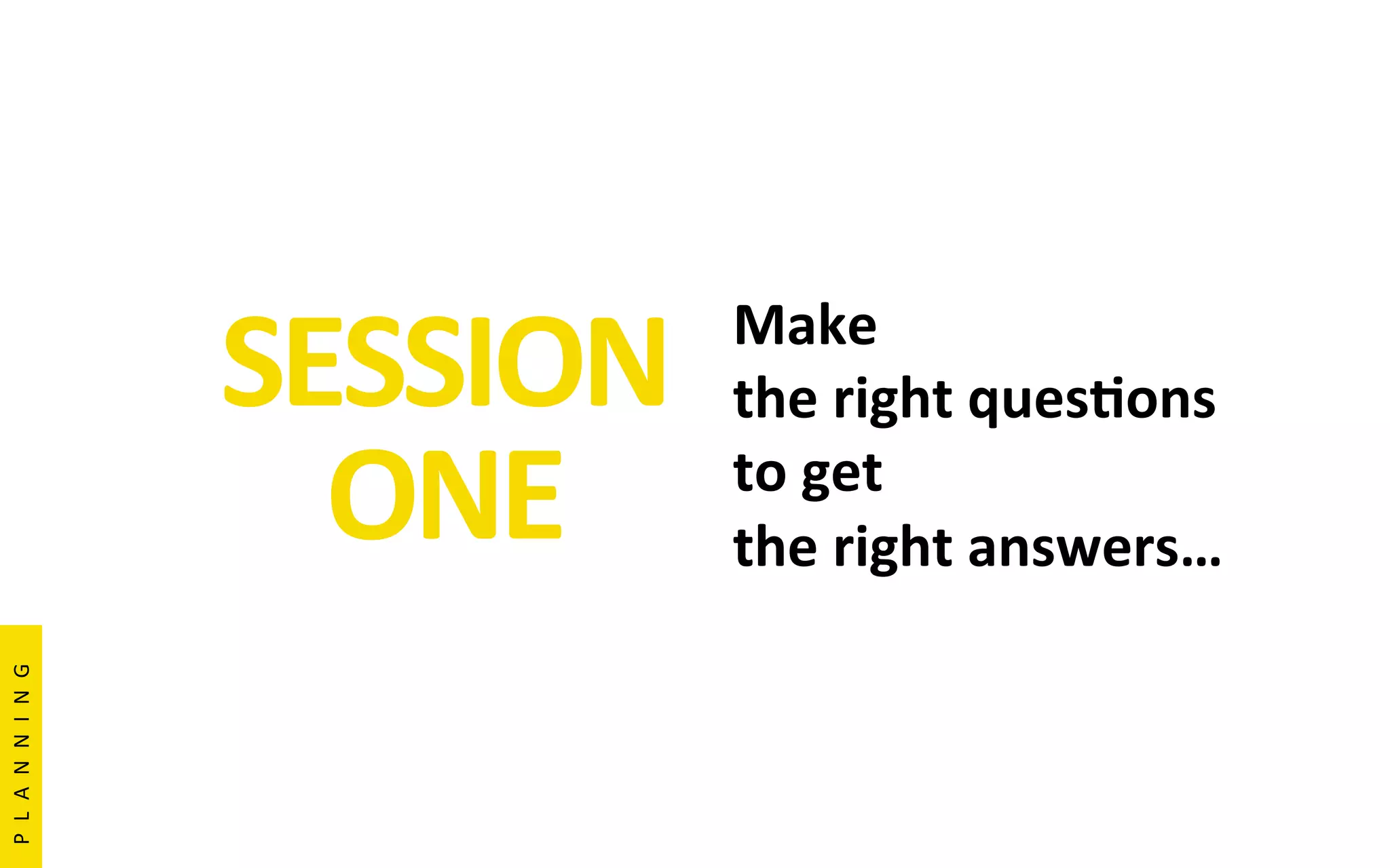 Strategic Planning Sessions | PPT