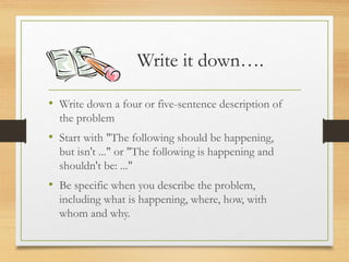 Ps session 2 identify the problem | PPT