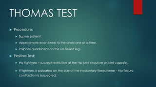 Positive Thomas Test
