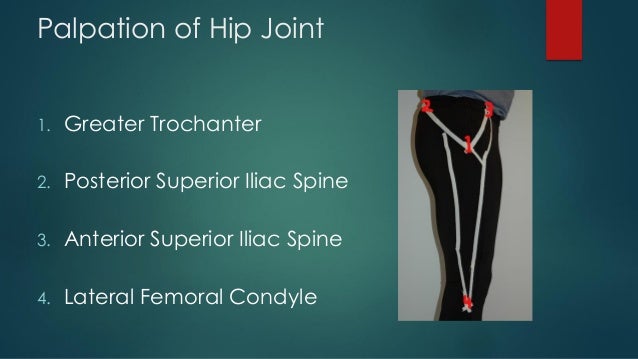 PS SESSION : EXAMINATION OF HIP