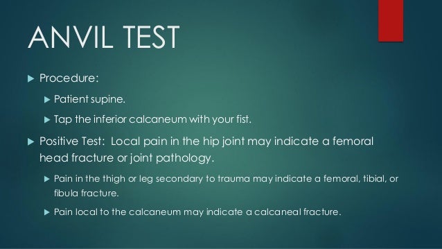 PS SESSION : EXAMINATION OF HIP