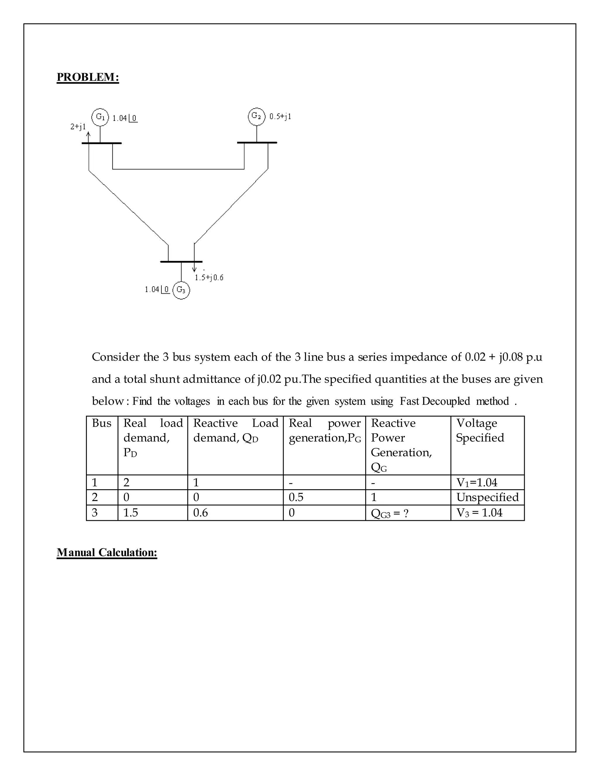 Power System Simulation Laboratory Manual | DOCX