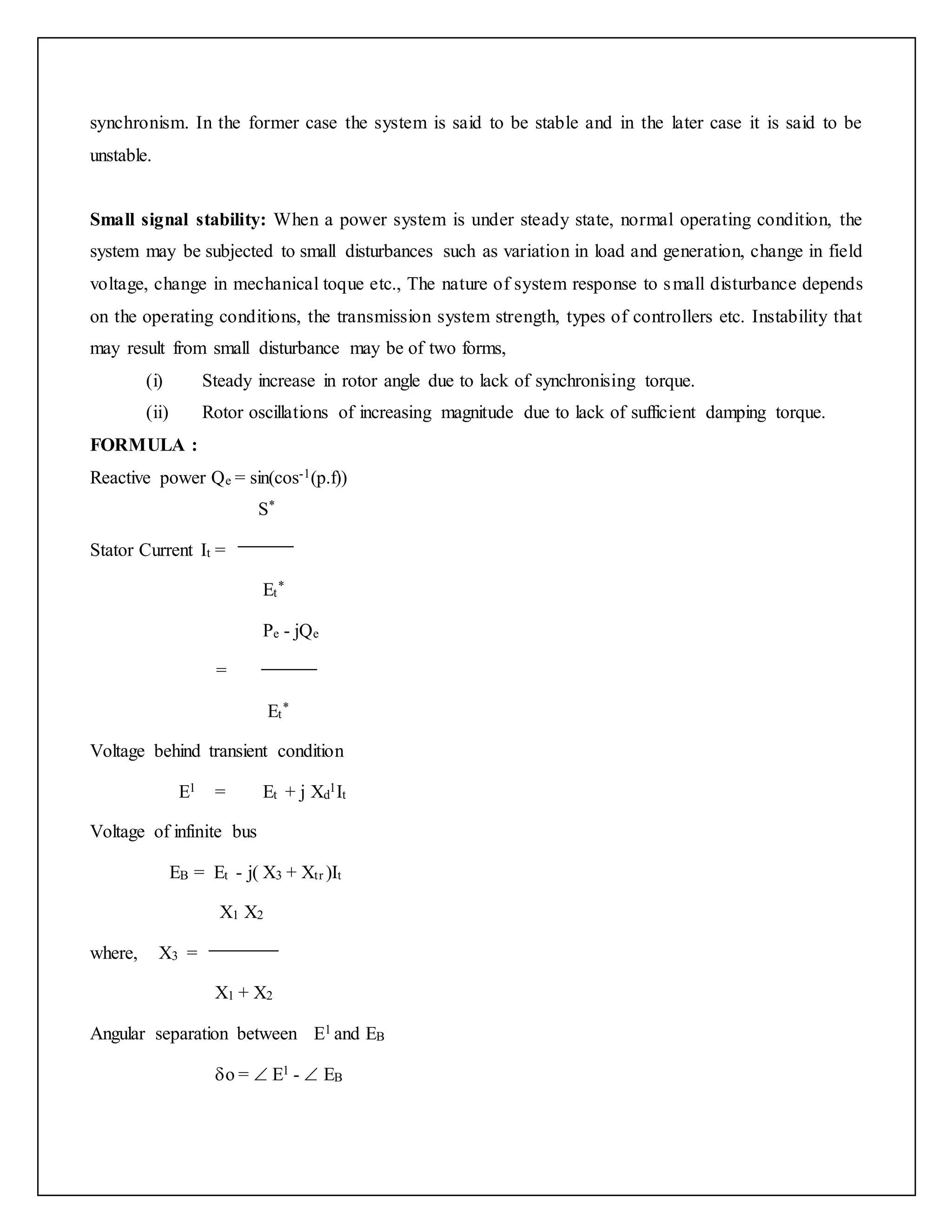Power System Simulation Laboratory Manual Docx Computer Software And Applications Computing