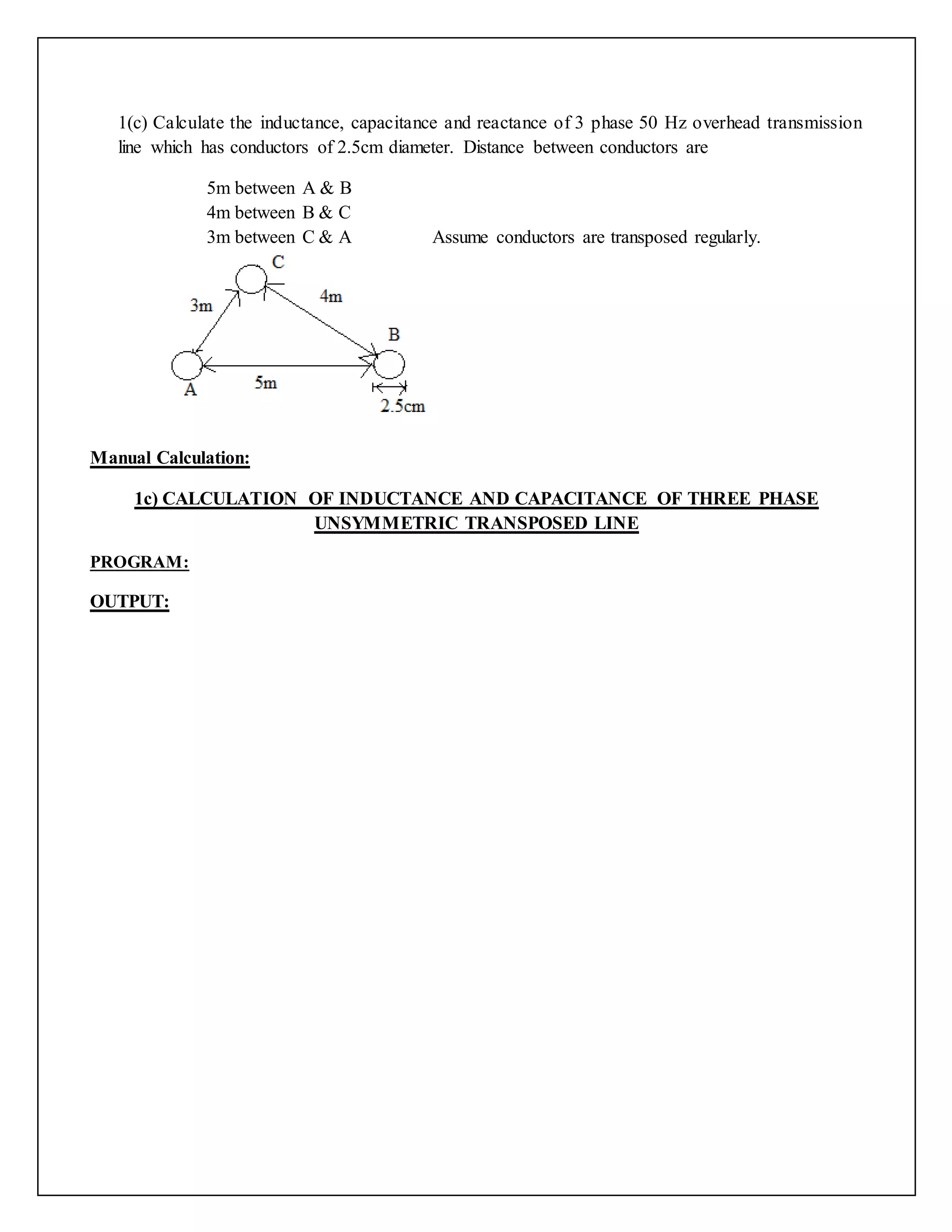 Power System Simulation Laboratory Manual | DOCX