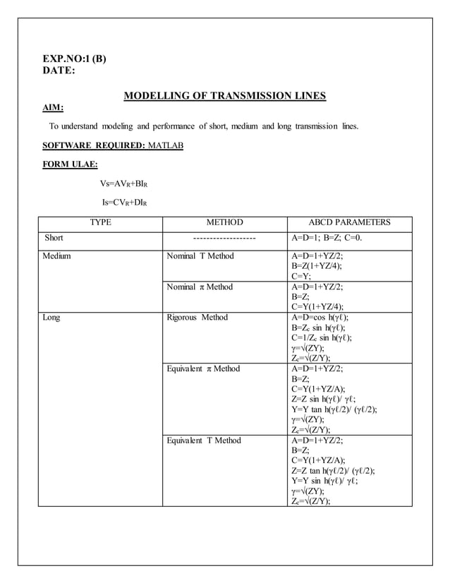 Power System Simulation Laboratory Manual | DOCX | Computer Software and Applications | Computing
