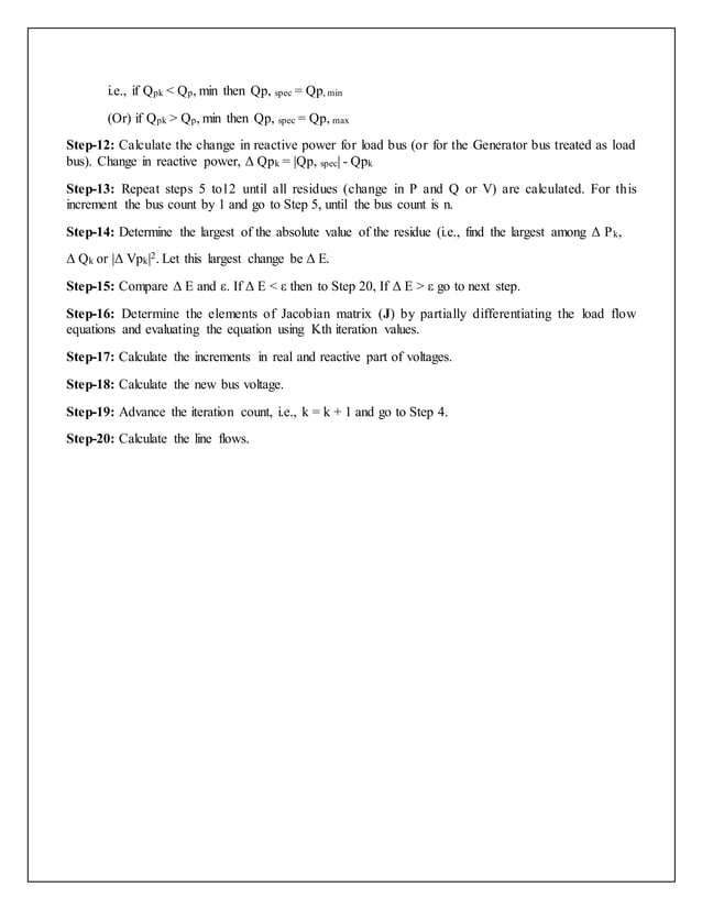Power System Simulation Laboratory Manual | DOCX | Computer Software and Applications | Computing
