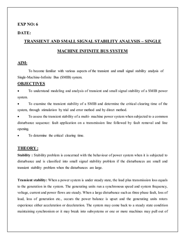 Power System Simulation Laboratory Manual | DOCX | Computer Software and Applications | Computing