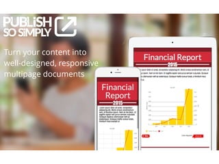 PublishSoSimply | Responsive, multipage documents creator | PPT