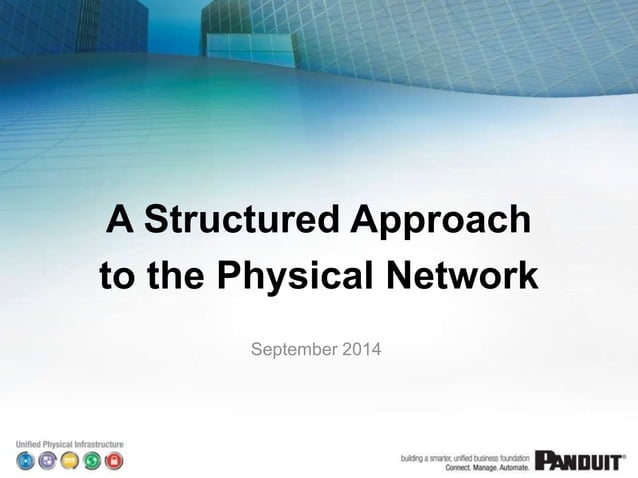 Internet of Things - structured approach to the physical plant network ...