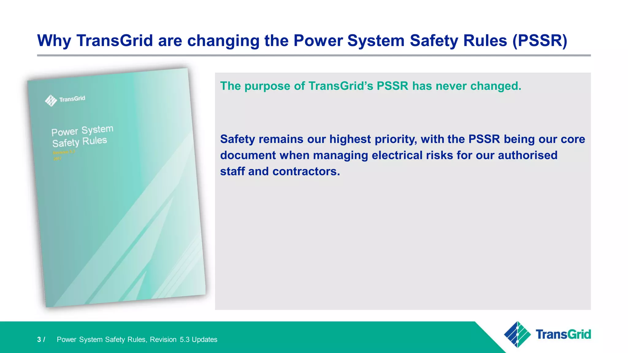 Power Safety System Rules: Revisions effective in version 5.3 | PDF