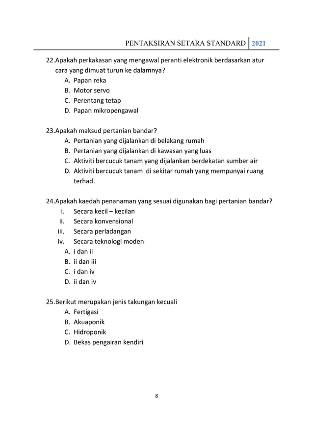 PSS RBT T5 PEPERIKSAAN AKHIR TAHUN 2024 | PDF