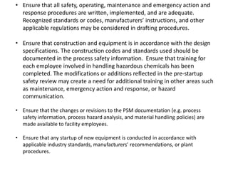 Prestartup Safety Review (PSSR) | PPTX