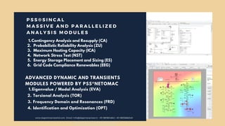 Siemens PSS®SINCAL – simulation software for analysis and planning of ...
