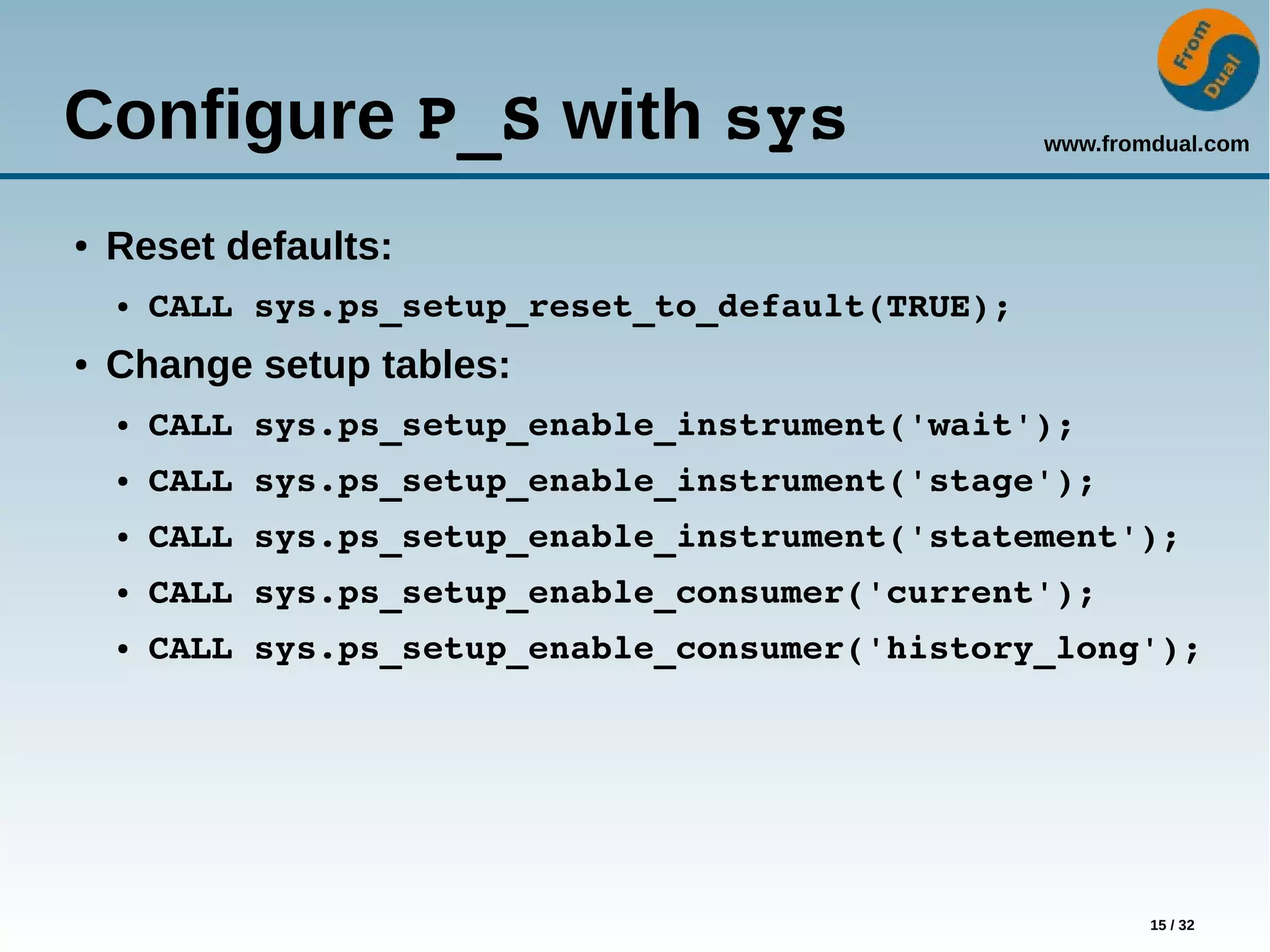 PERFORMANCE_SCHEMA and sys schema | PDF | Databases | Computer Software and Applications