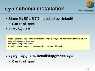 PERFORMANCE_SCHEMA and sys schema | PDF | Databases | Computer Software ...