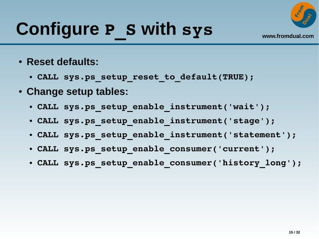 PERFORMANCE_SCHEMA and sys schema | PDF | Databases | Computer Software ...