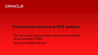 The MySQL Performance Schema & New SYS Schema | PDF | Databases | Computer Software and Applications