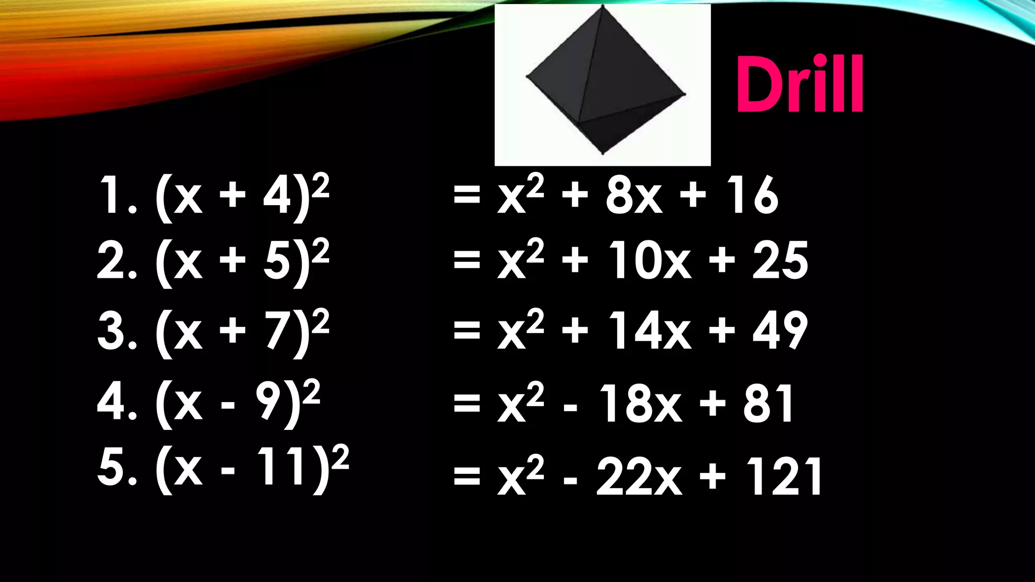 Factoring Perfect Square Trinomial | PPTX