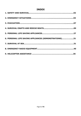 Personal Survival Techniques(PST) | PDF