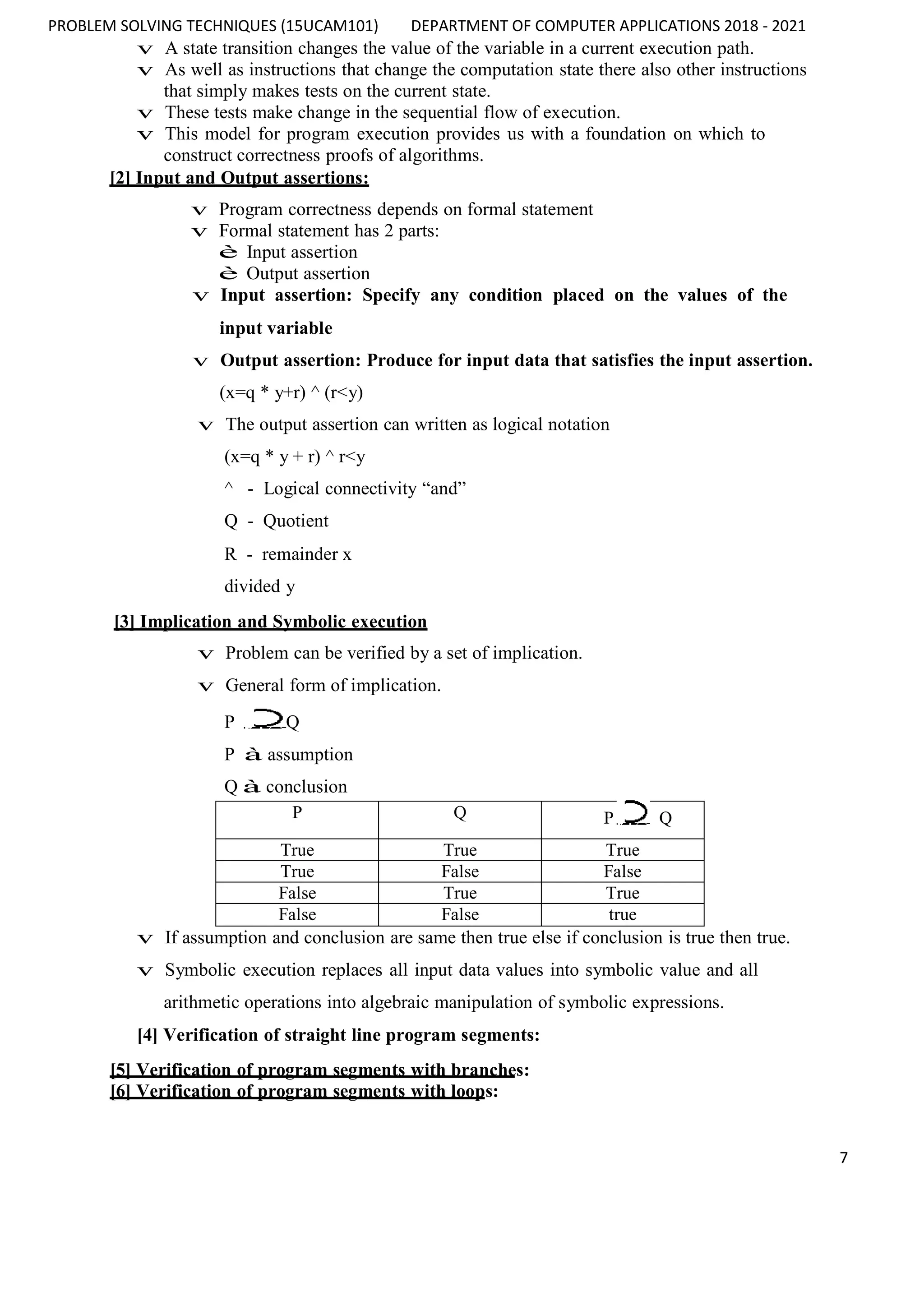 PROBLEM SOLVING TECHNIQUES | DOC