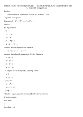 PROBLEM SOLVING TECHNIQUES | DOC