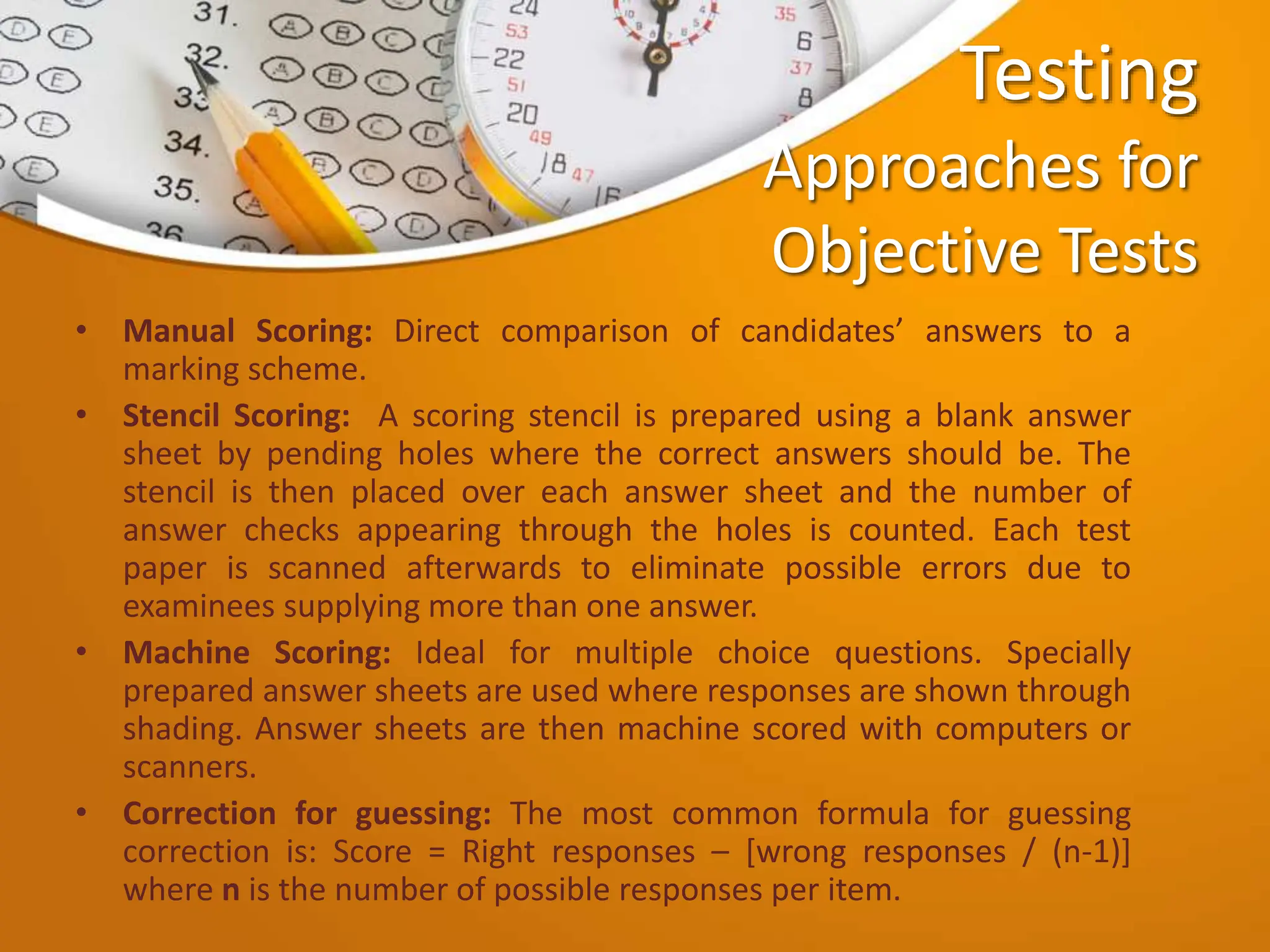 Scoring Approaches for Essays and Objective Tests.pptx