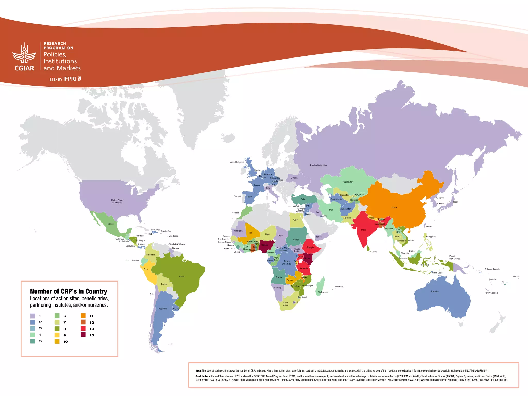 Map of CGIAR Research Programs | PDF