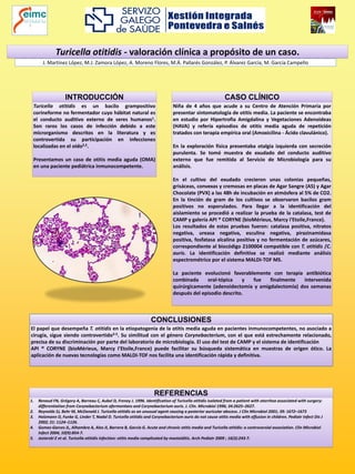 Turicella otitidis - valoración clínica a propósito de un caso. | PDF