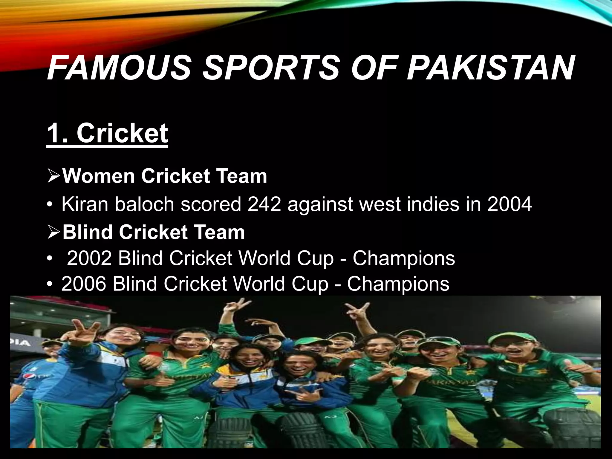 sports of pakistan | PPTX