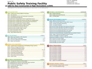 Public Safety Training Facility- LEED Profile | PDF