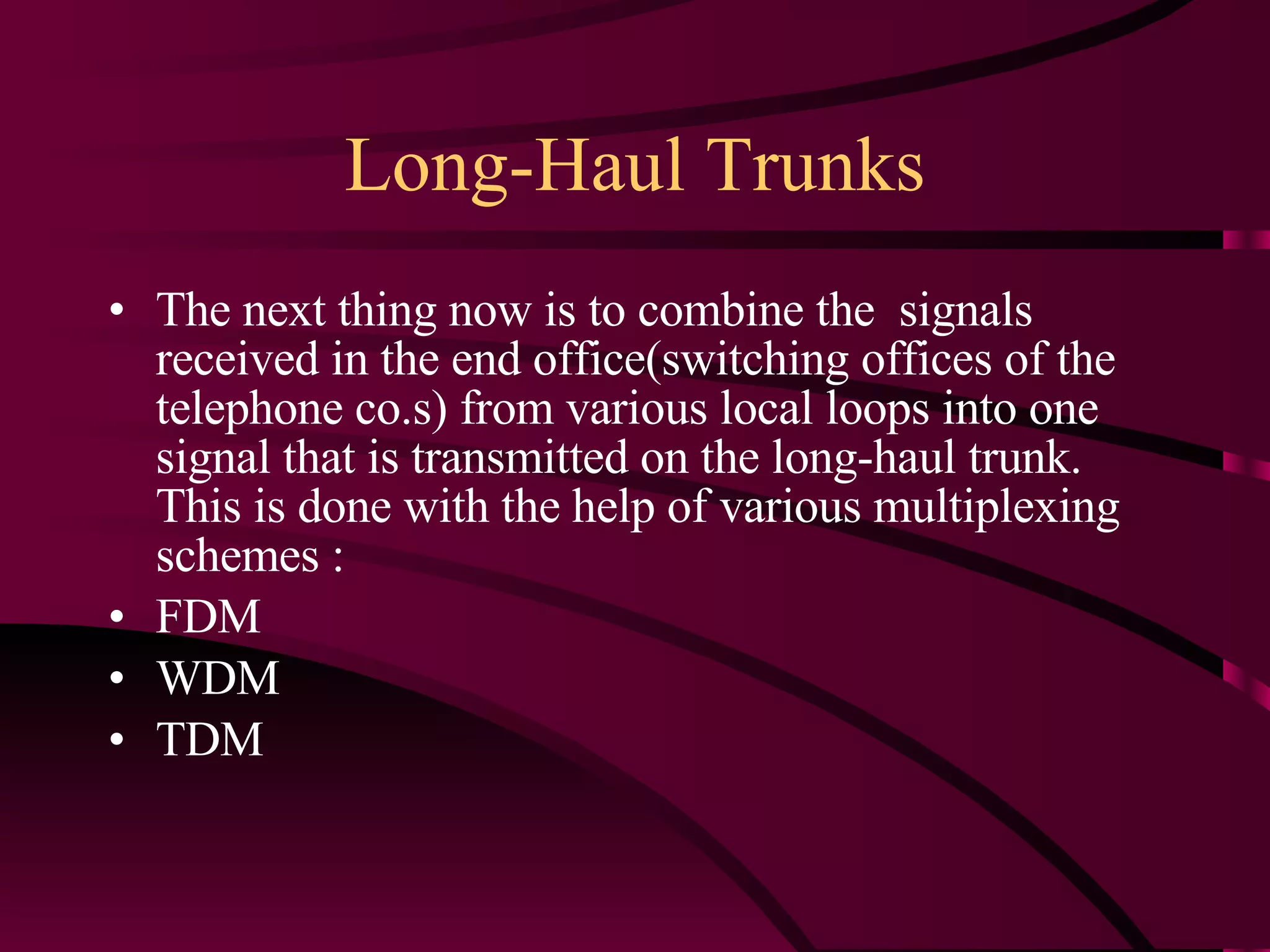 Public Switched Telephone Network (PSTN) | PPT