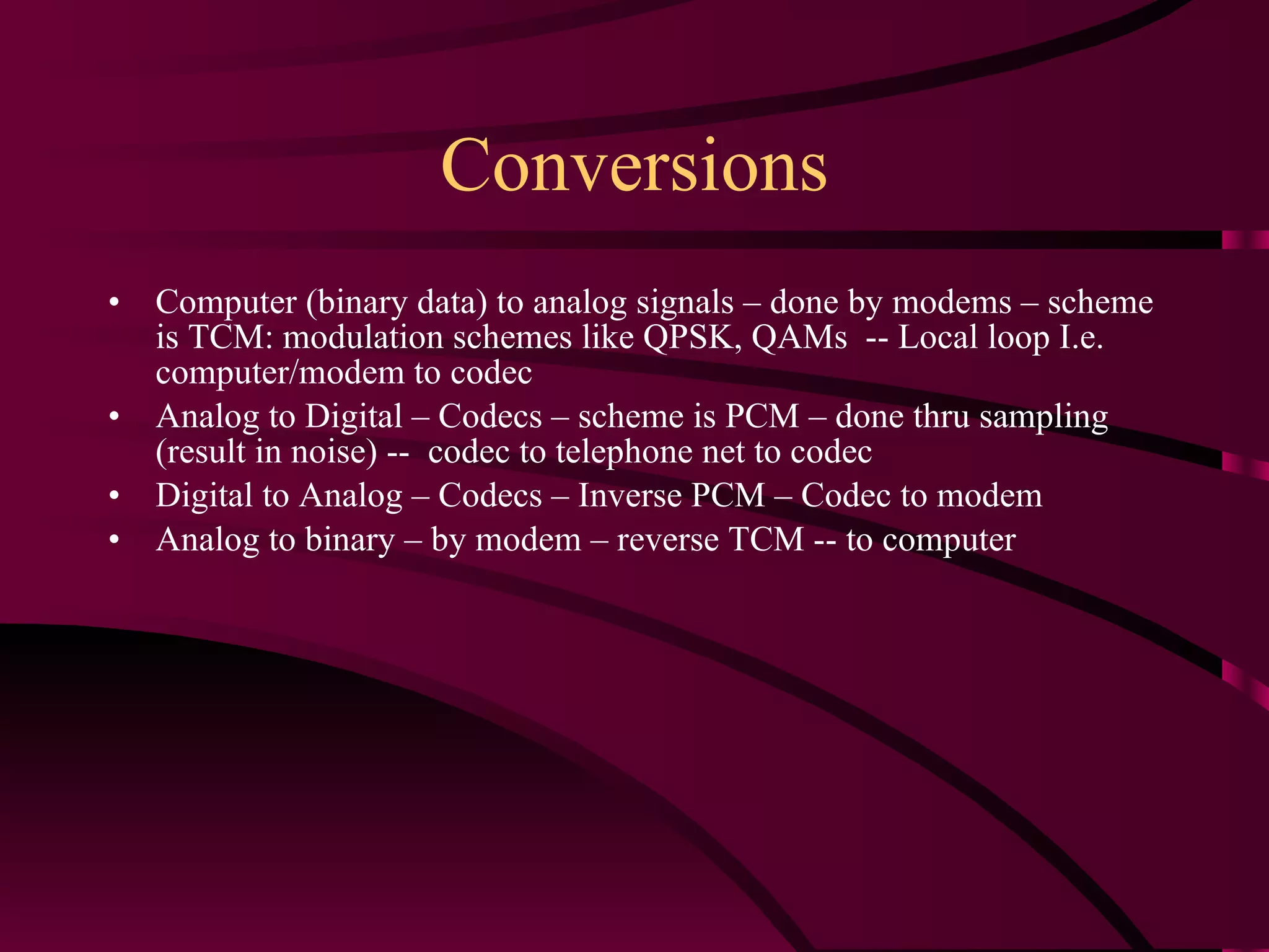 Public Switched Telephone Network (PSTN) | PPT