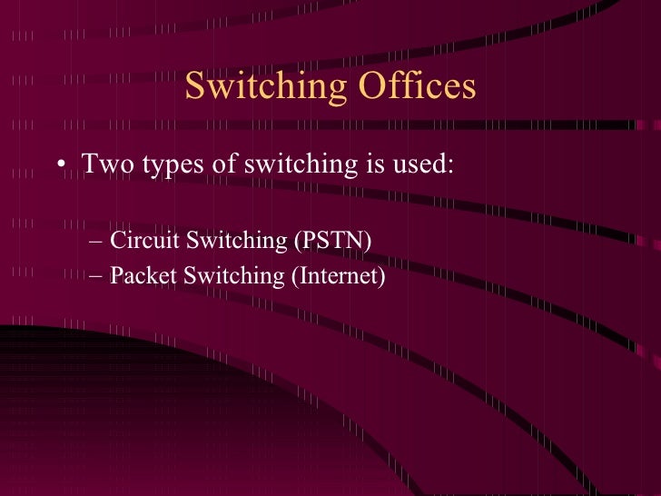 Public Switched Telephone Network (PSTN)