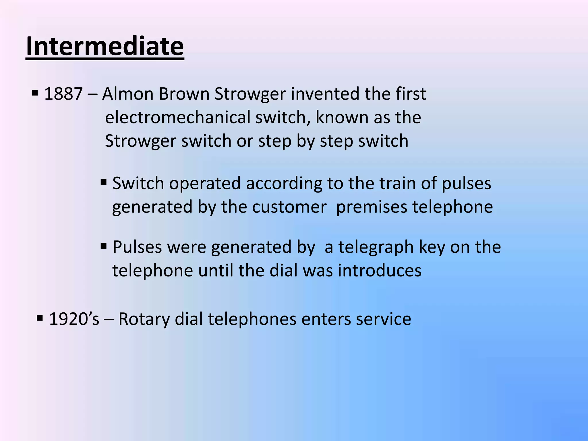 Public Switched Telephone Network | PPTX