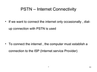 Pstn internet connectivity.56