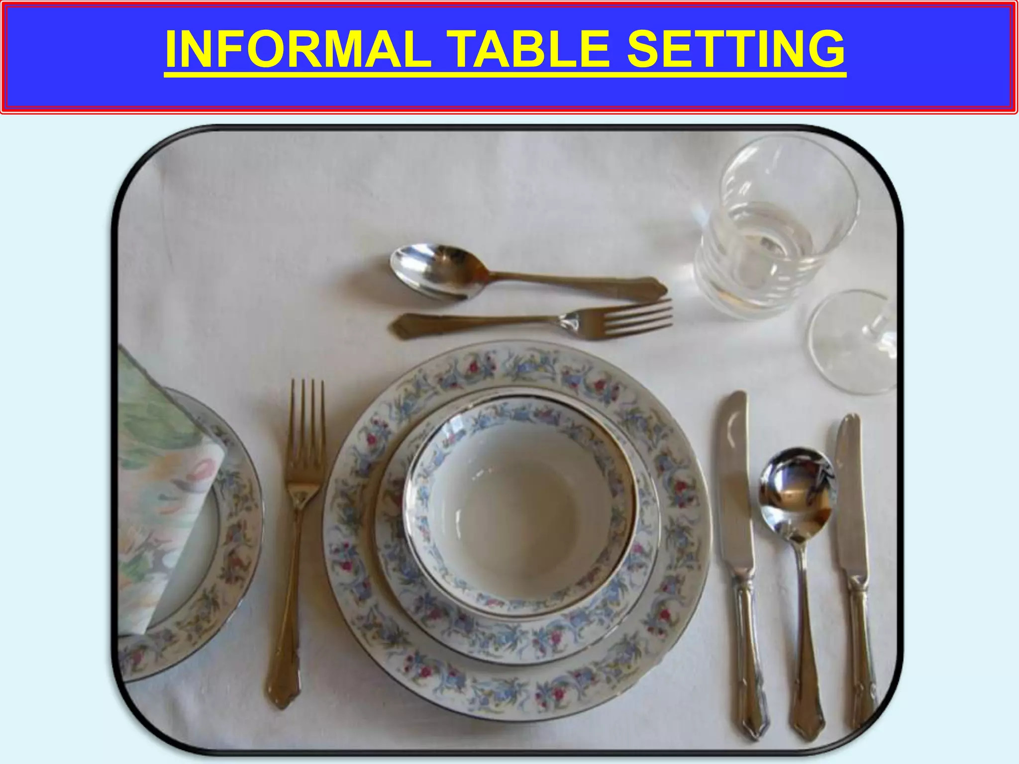 Mess etiquette and Table Manners | PPTX