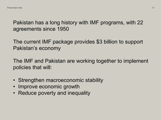 pst ppt.pptx for imf and Pakistan study and transport sector | PPTX