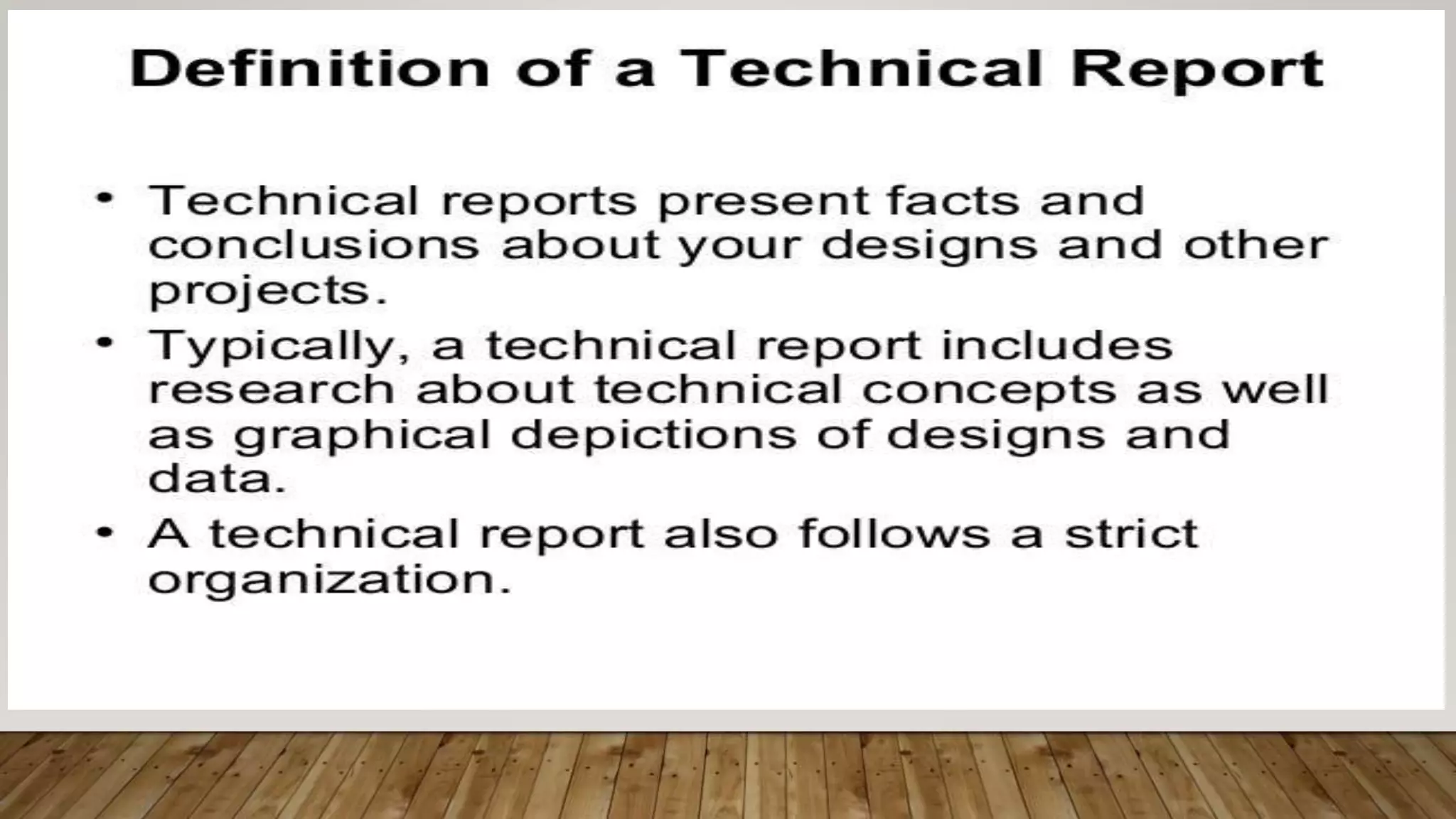 Technical Report writing | PPTX