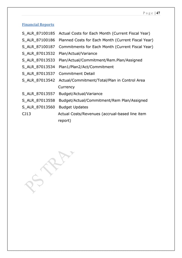 Ps training mannual power users | PDF