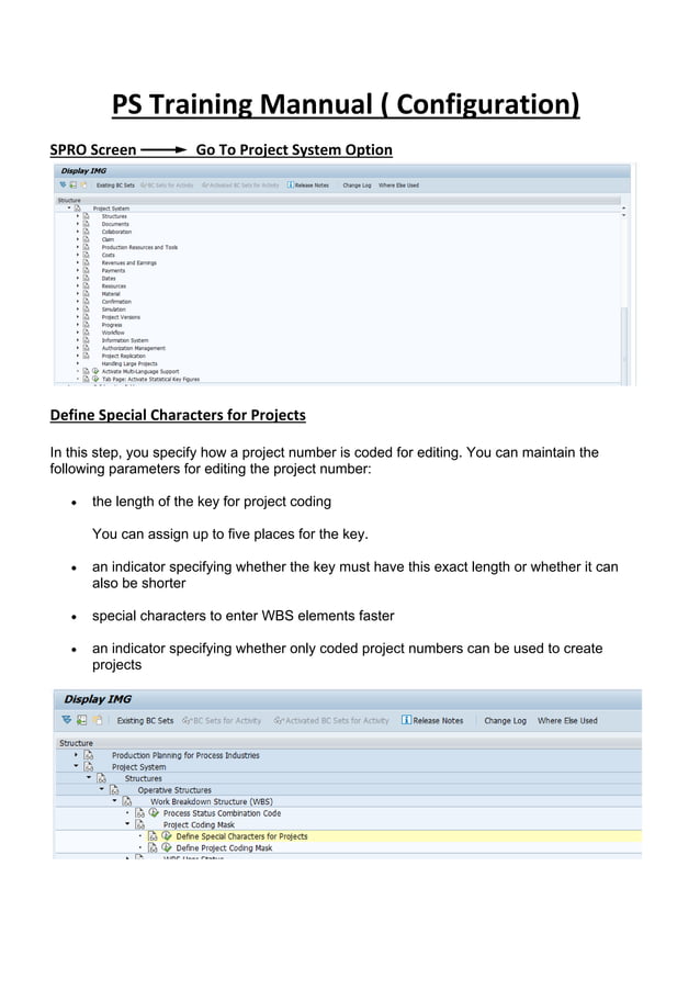 Ps training mannual ( configuration ) | PDF