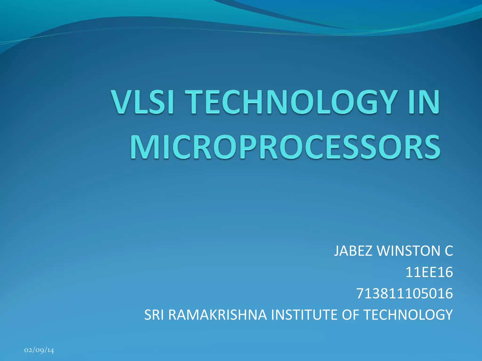 VLSI Design | PPT | Computing | Technology & Computing