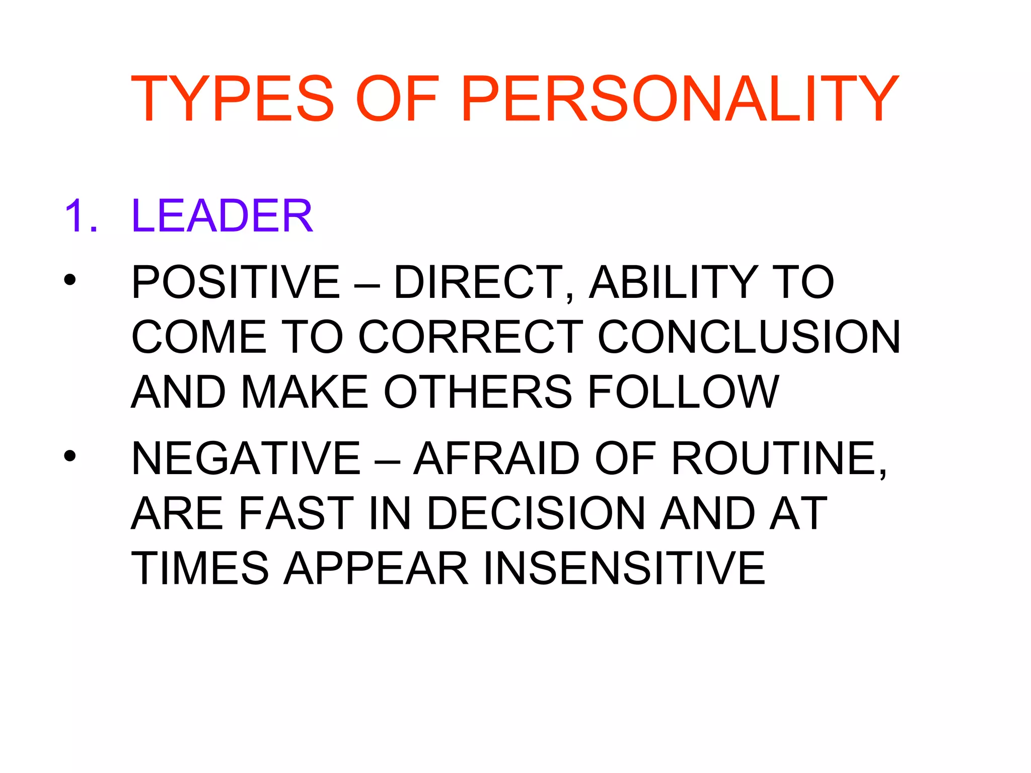 Pstti identification of personality traits | PPT