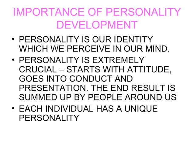 Pstti identification of personality traits | PPT