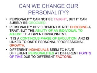 Pstti identification of personality traits | PPT