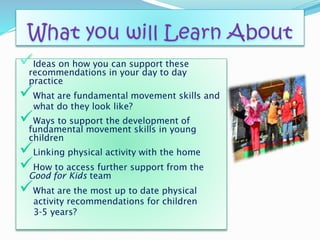 Pstti introduction of physical education in pre school children | PPT