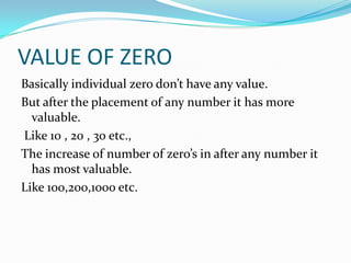 Pstti introduction of zero(0) | PPTX